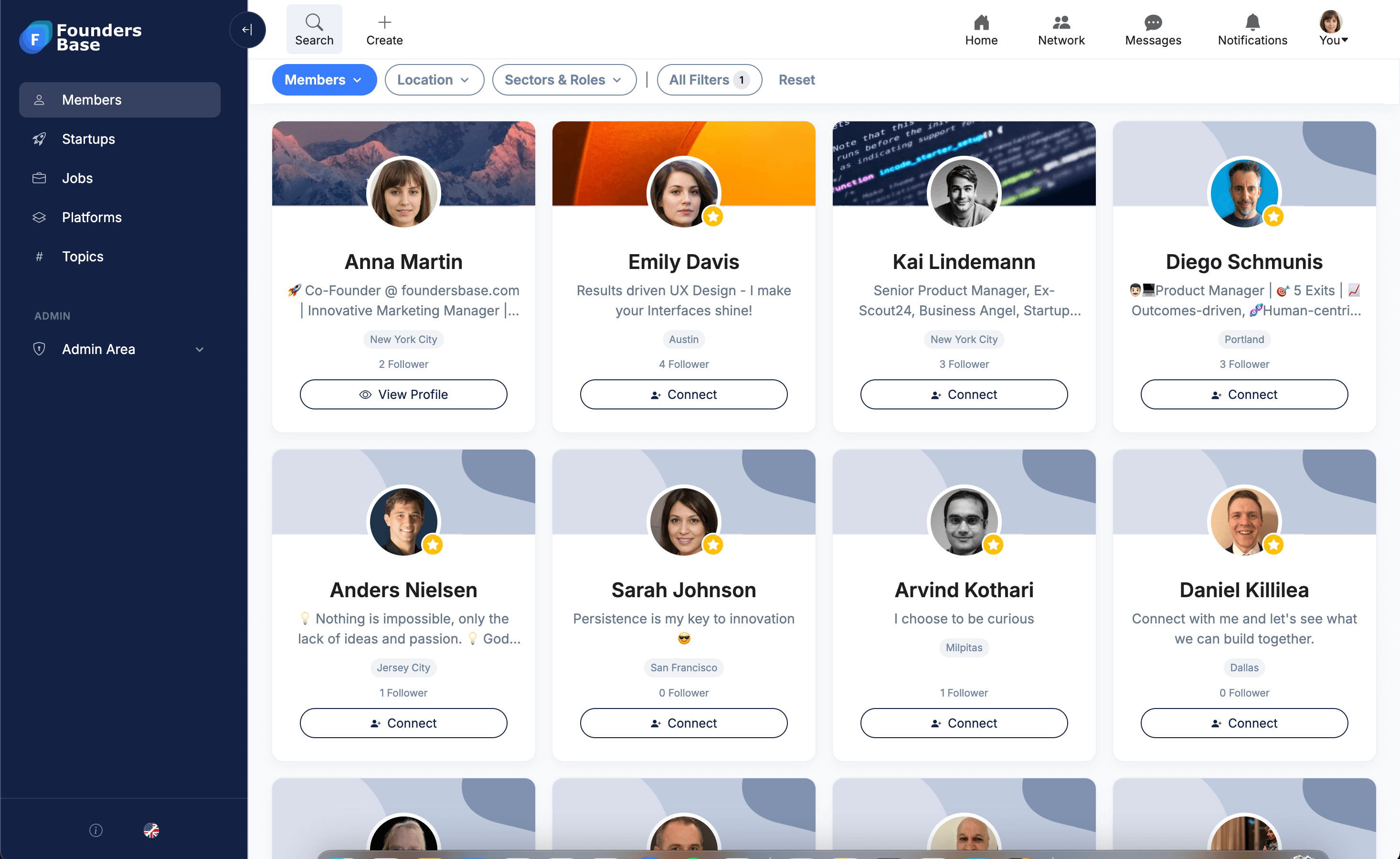 Find Co-Founders, Startup Talent & Mentors | Free Entrepreneur Network